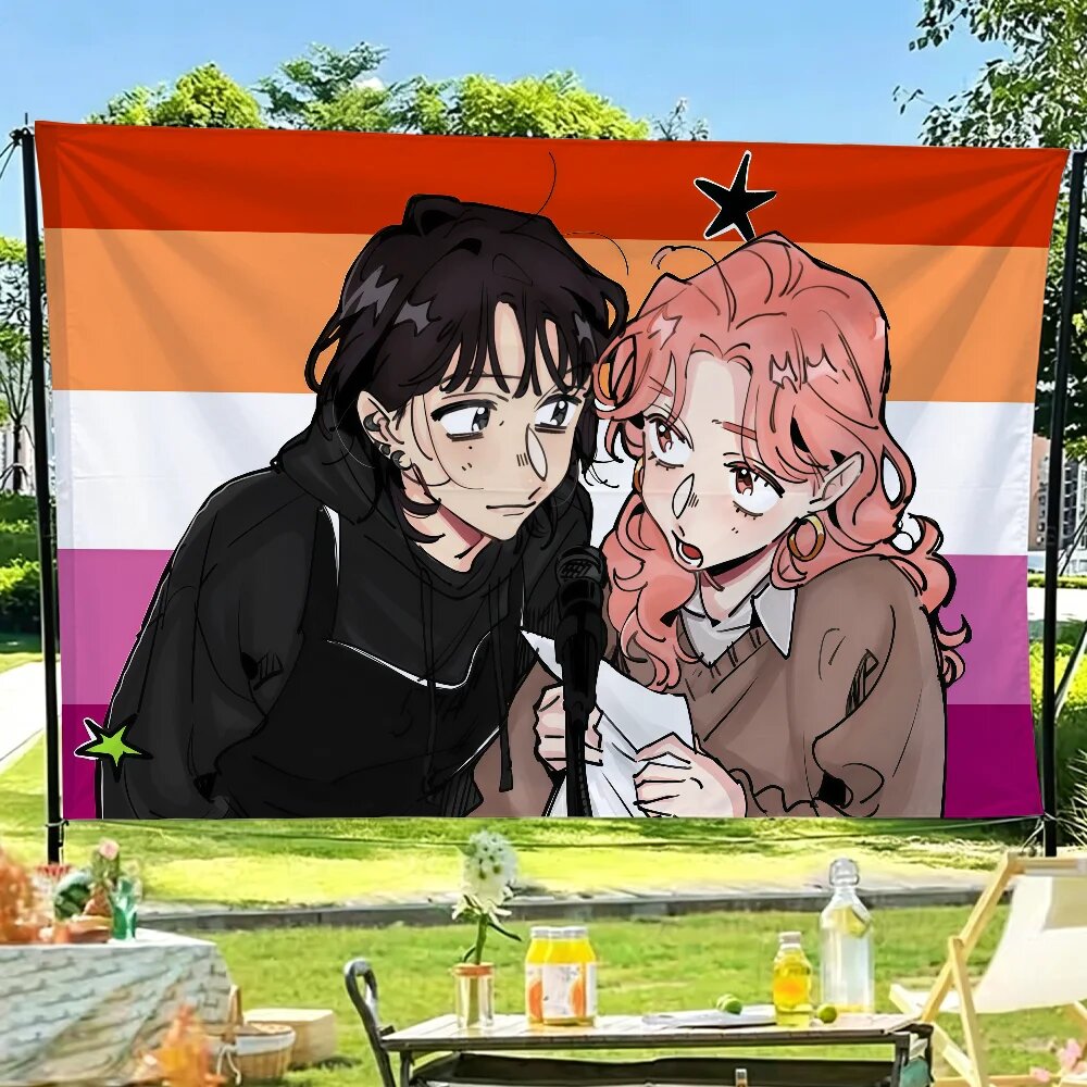 Флаг Manga TGSWIIWAGAA из акрила QZ90x150CM, 2