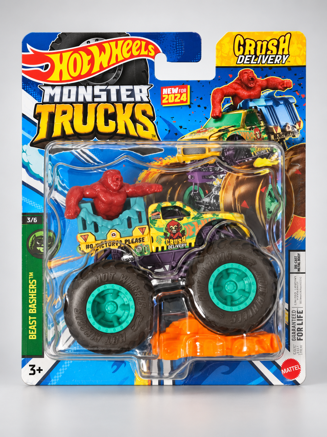 Машинка монстр-трак Hot Wheels FYJ44 HTM25, Хот Вилс Monster Trucks