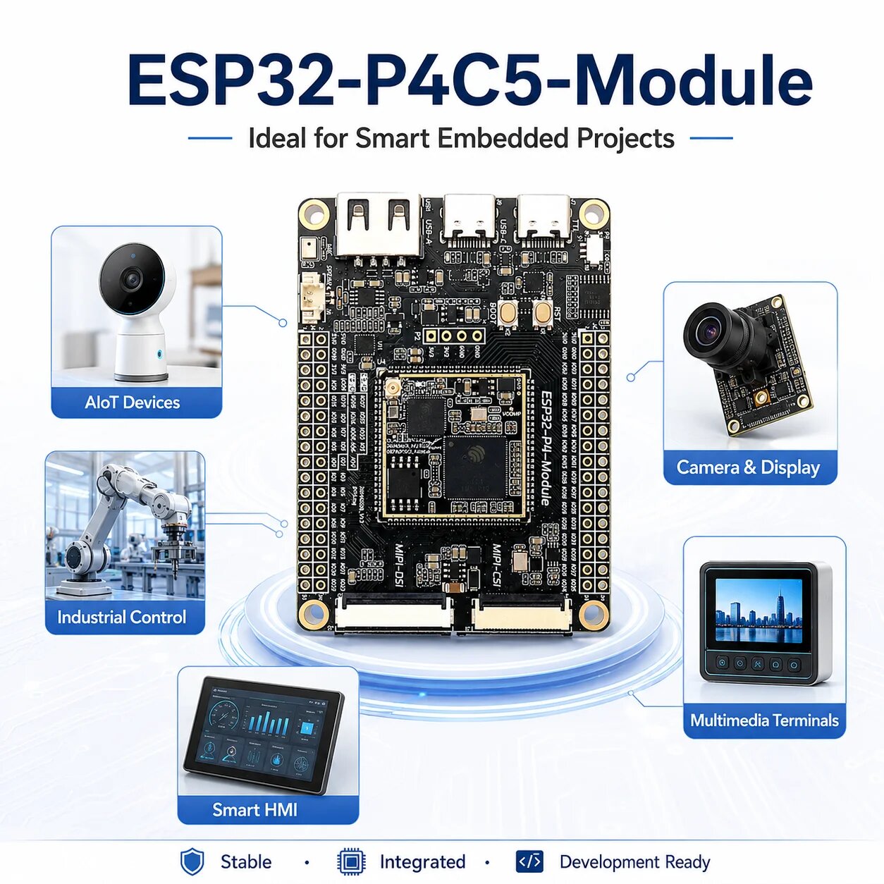 Модуль Osptek ESP32-P4C5 — фото 1