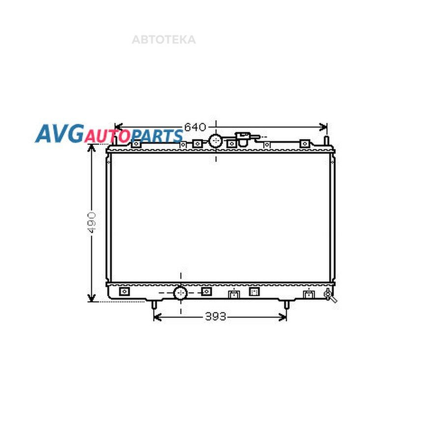 Трубка Mitsubishi Pajero Pinin (ALL 99-) P658*425*16 M. KL+/- Круглые трубки AVG MT2169