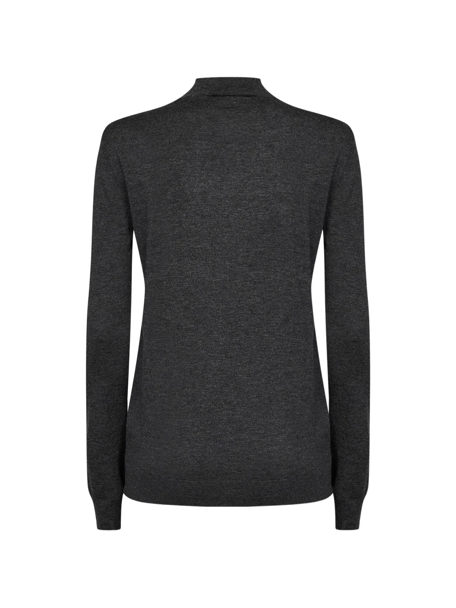 Свитер Jil Sander Pleated mock-neck sweater, размер 44, , серый — фото 1