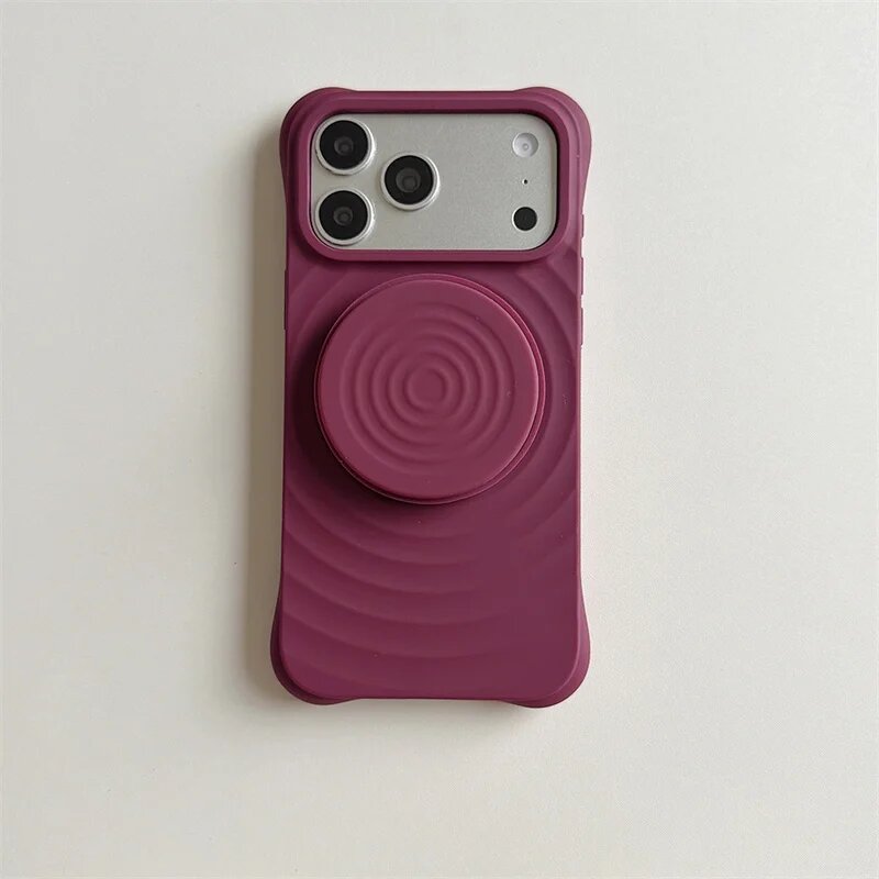 Мягкий силиконовый чехол с эффектом водной Фиолетовый, Фиолетовый, Deep Purple, iPhone 17 Pro Max