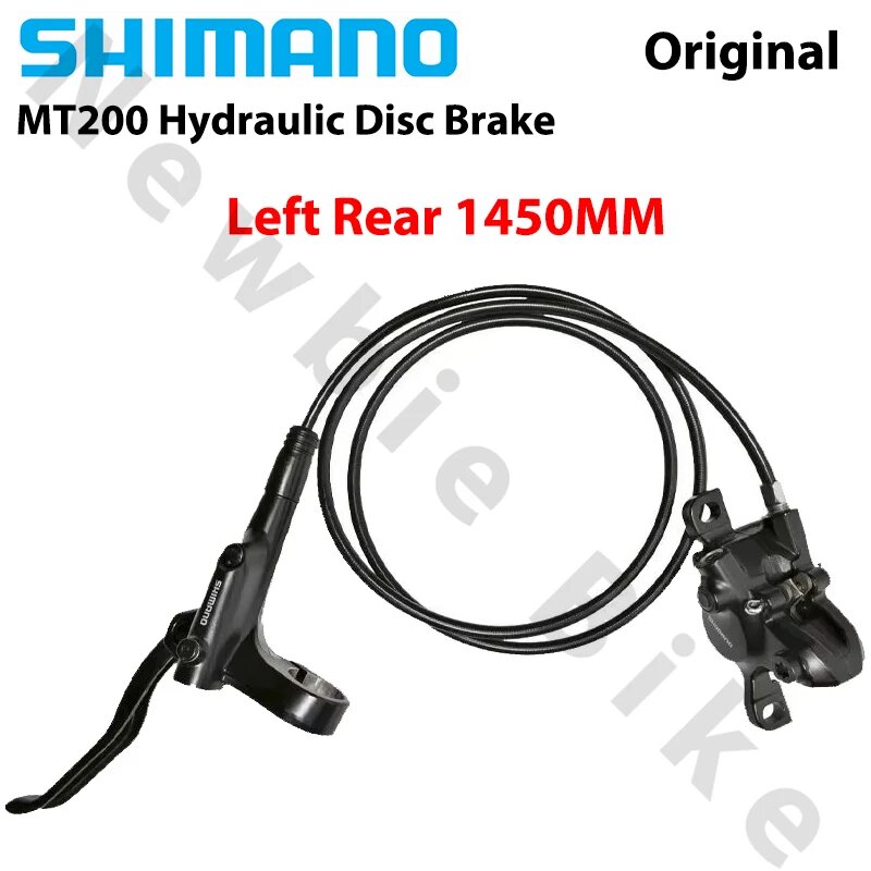 SHIMANO MT200 Гидравлический Тормоз 2 Поршня Черный Left Rear 1450mm