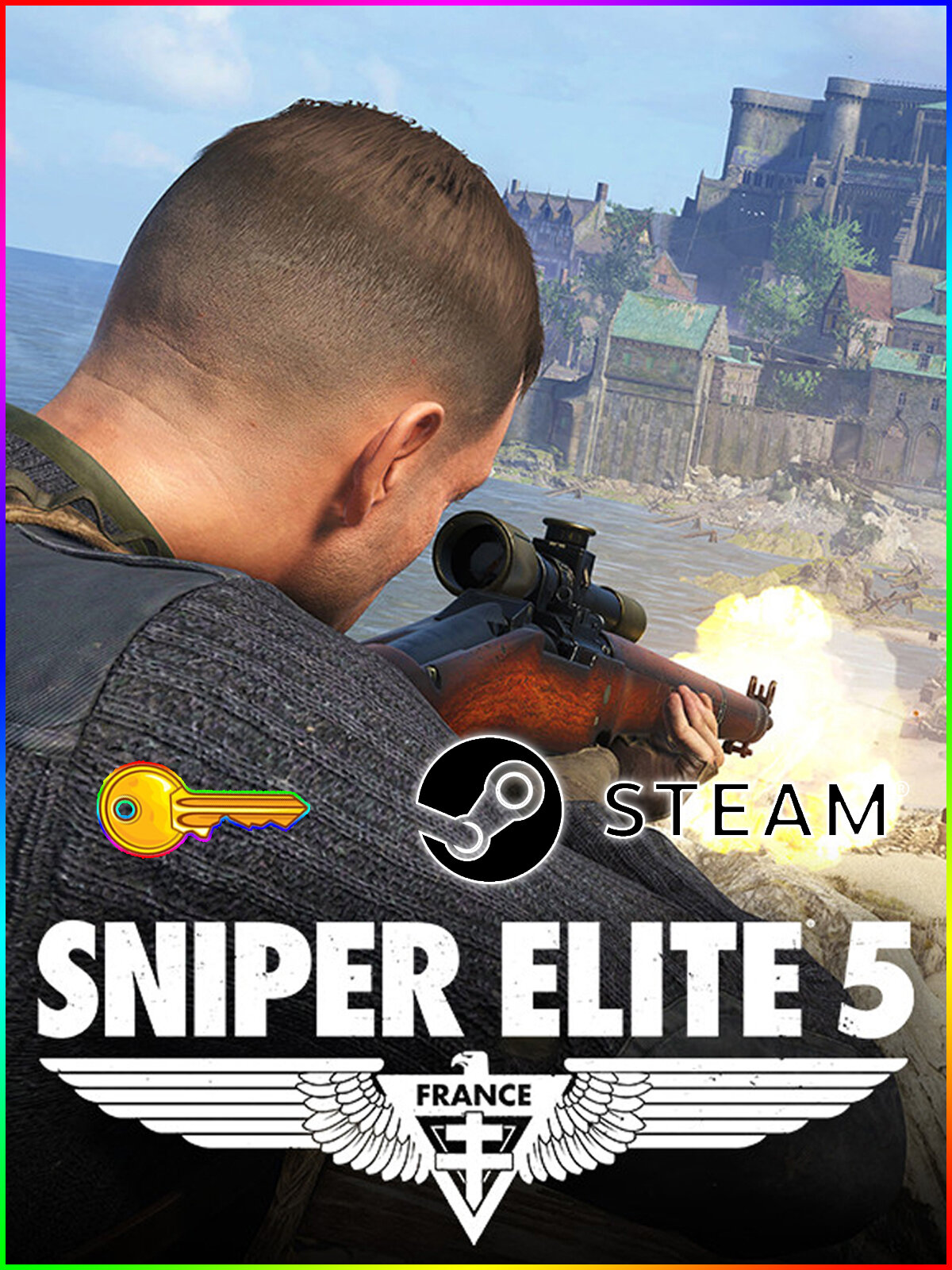 Sniper Elite 5 Ключ STEAM ПК | весь МИР+страны СНГ [кроме РФ|РБ] | Снайпер Элит 5 Стим