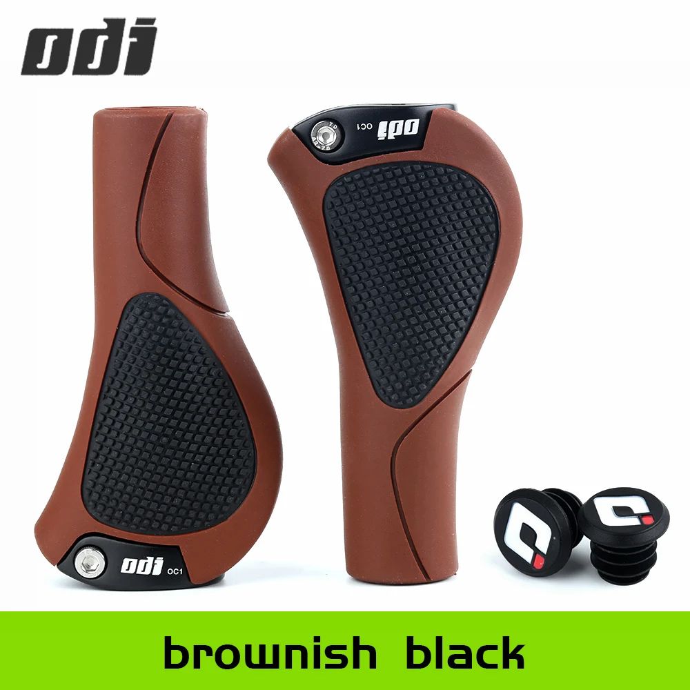 ODI bicycle grip set human flesh ball grip, горный складной велосипед, двухцветный запирающийся гоночный ретро эргономичный руль