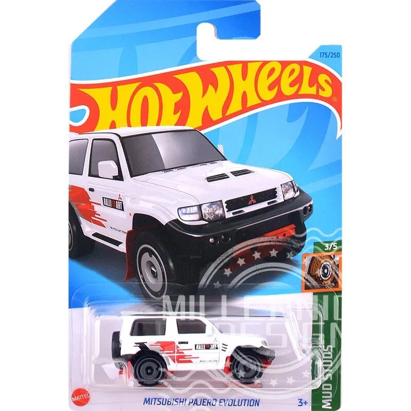 Hot Wheels Mitsubishi Pajero Литая модель 1:64, Игрушечный автомобиль(Мицубиси Паджеро белое)