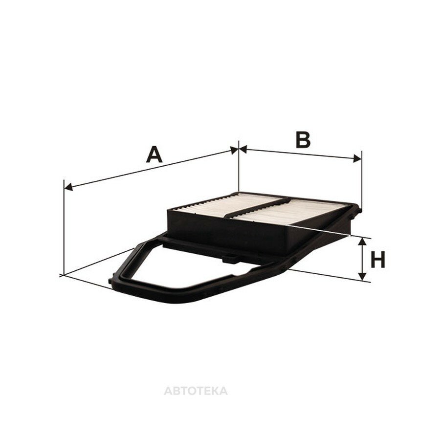 Фильтр воздушный HONDA CIVIC 01- FILTRON AP1043
