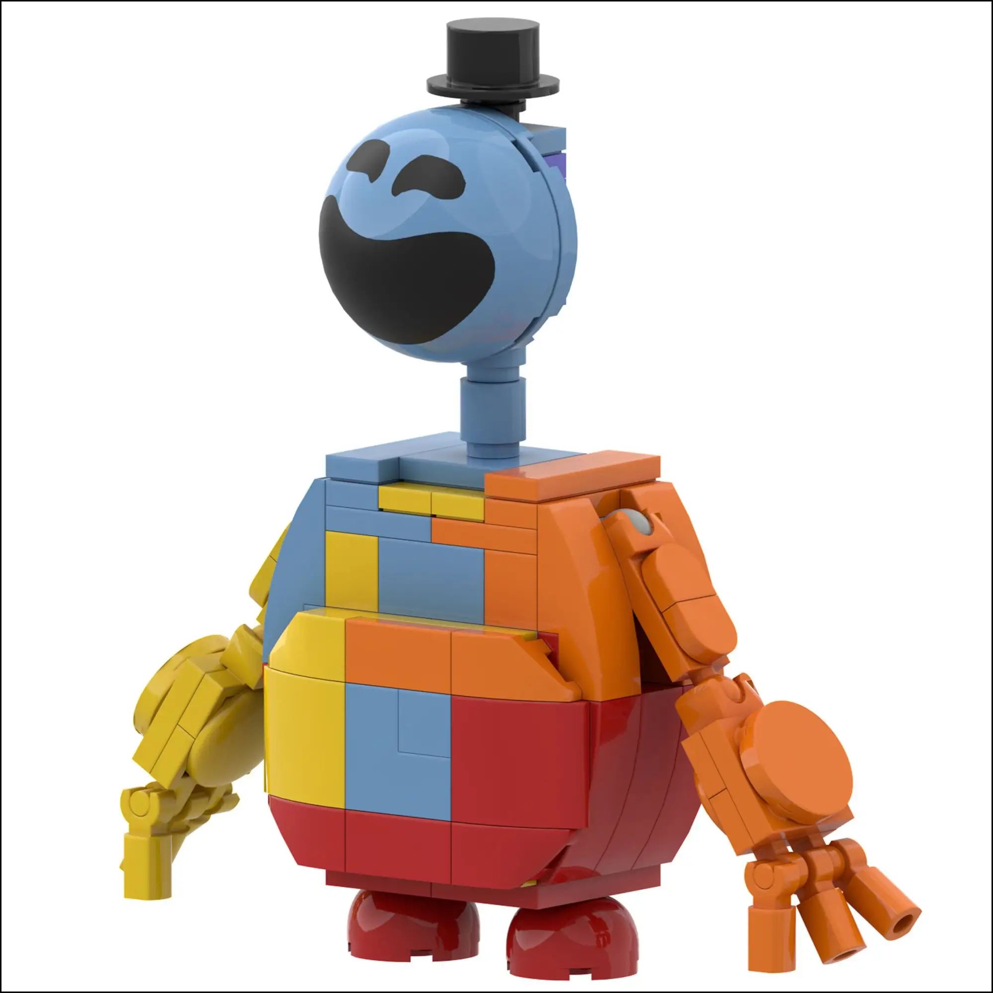 Пластиковый конструктор Время игры с Поппи 4 Дои / Poppy Playtime 4 Doey