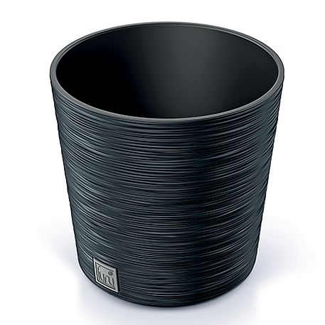 DFR300-S433 Кашпо FURU ROUND LOW d30, h29,4см anthracite с вкладышем