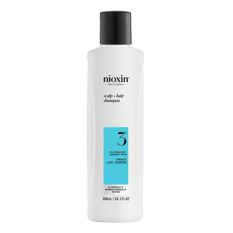 Шампунь для волос Nioxin System 3 Scalp + Hair Shampoo шампунь для окрашенных слегка истонченных волос 300 мл
