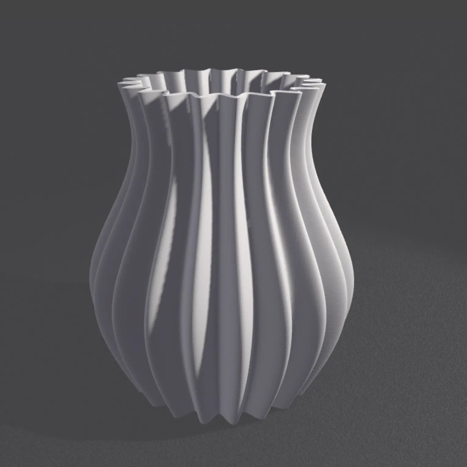 Ваза декоративная дизайнерская, 3D-печать, 3DOPRU арт. VASE-CC-c460f7f560d0