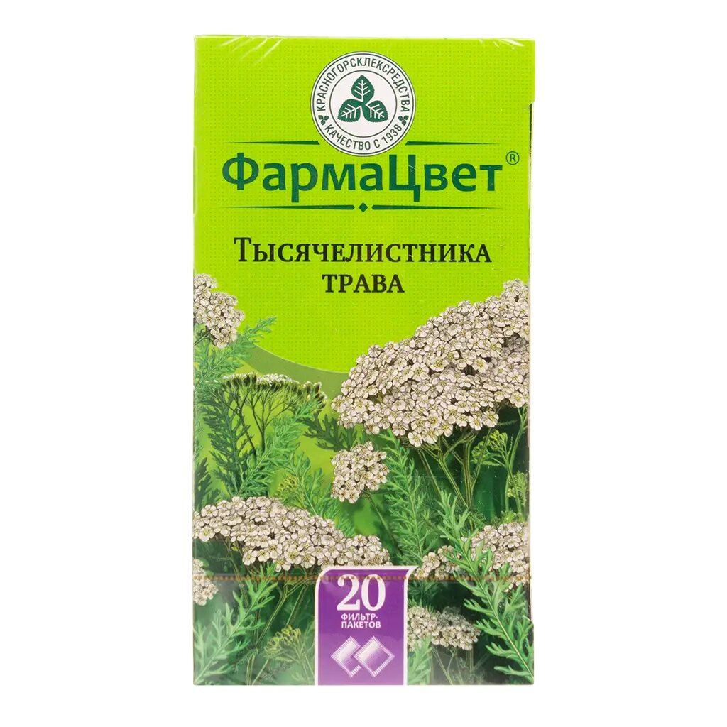 Тысячелистника трава фильтр-пакеты 1,5 г 20 шт