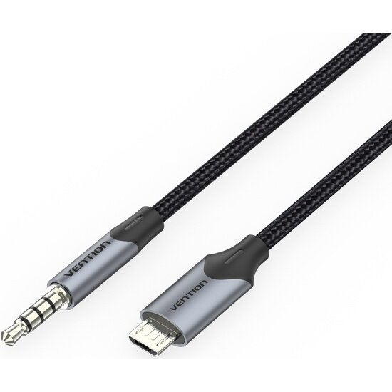 Кабель Vention USB Micro B M/Jack 3,5 mm M - 1 м