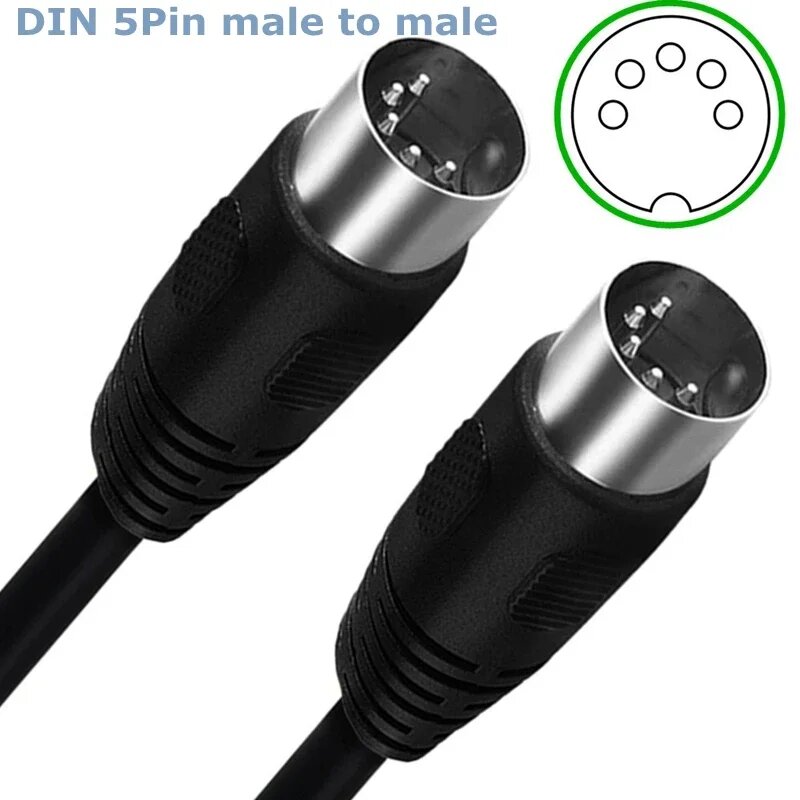 MIDI кабель DIN 5 Pin, 3m, M-M