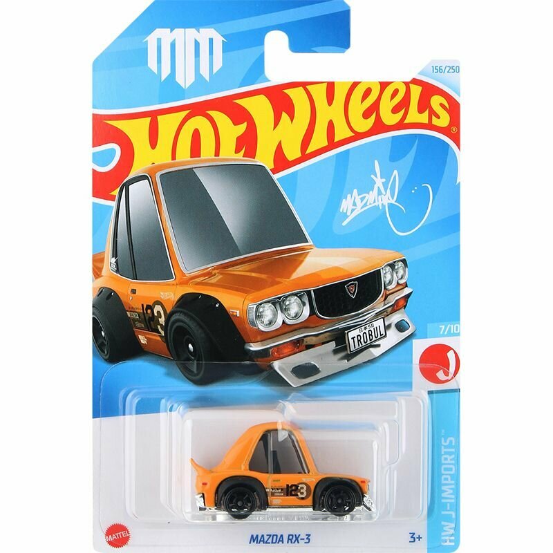 Hot Wheels Japanese Cars Collection, литые модели автомобилей 1:64(MAZDA RX-3)