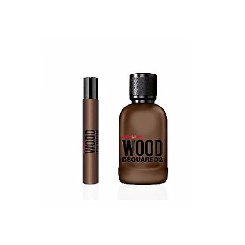 Набор для мужчин Dsquared 2 Original Wood парфюмерная вода 100 мл + парфюмерная вода 10 мл / Дискваред 2 Ориджинал Вуд