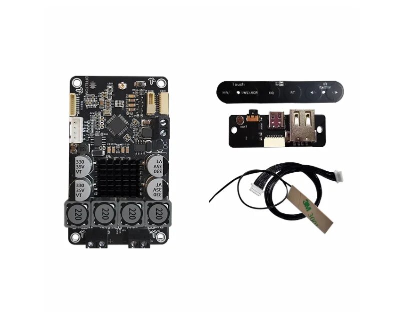 Nvarcher DSP Digital Bluetooth 5.0 Усилитель 50Wx50W Touch