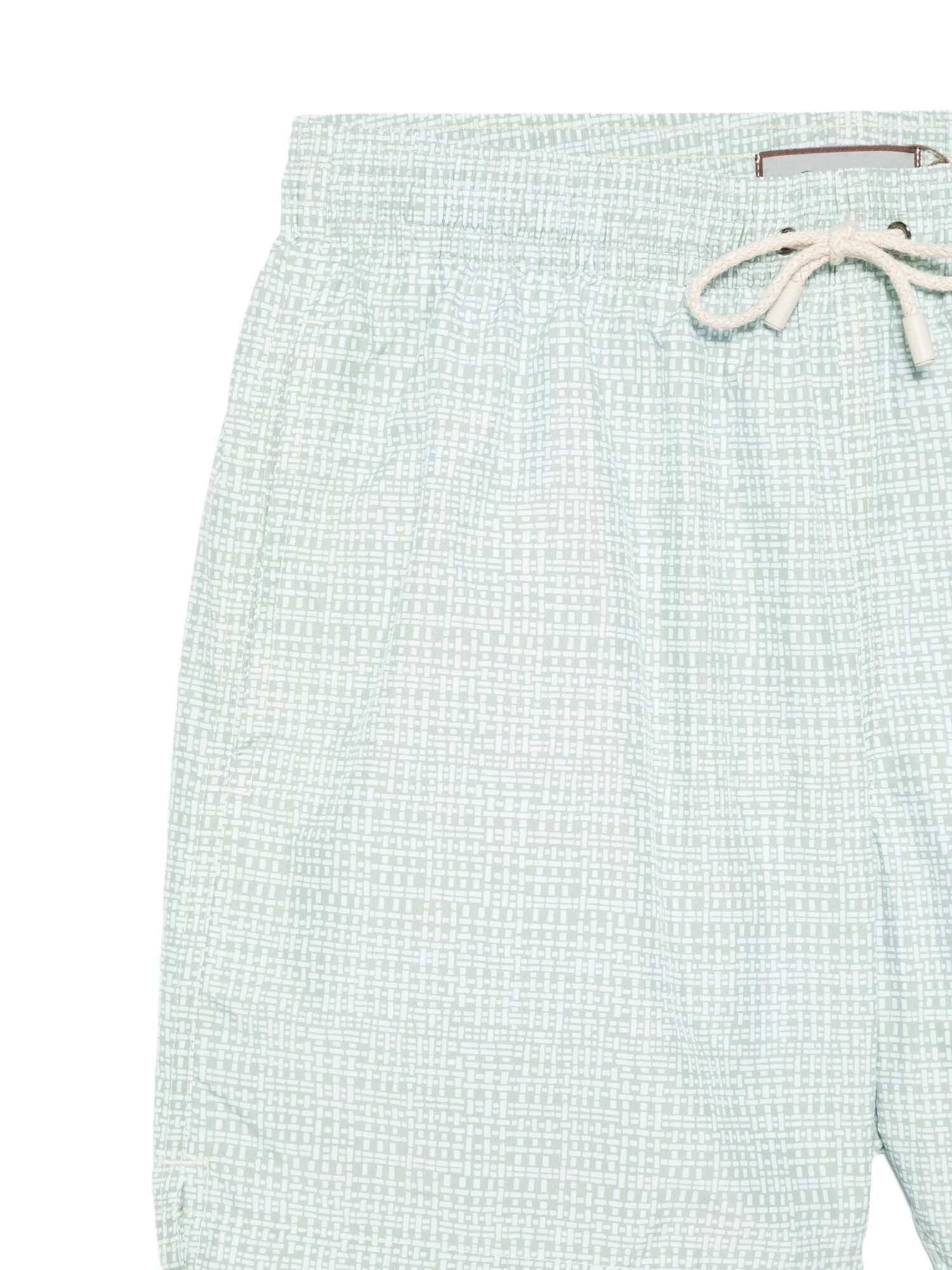 Шорты для плавания Canali Patterned swim shorts, размер M, green — фото 1