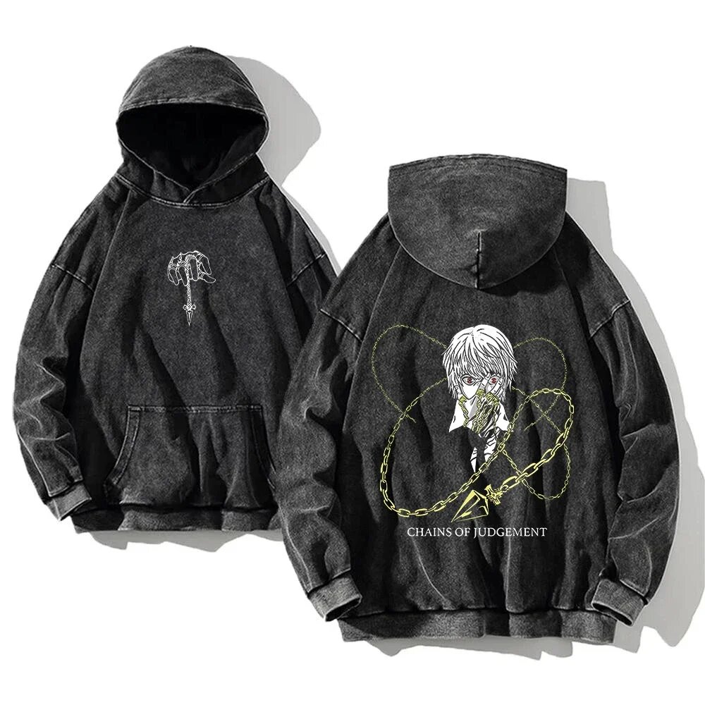 Мужская толстовка с капюшоном Hunter X Hunter, XXL, shuixiCHA5