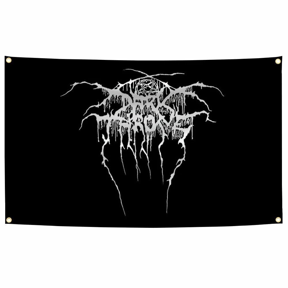Флаг Darkthrone True Norwegian Black Metal Rock Band 90x150 см 60 х 90 см, 4 holes in 4 corners