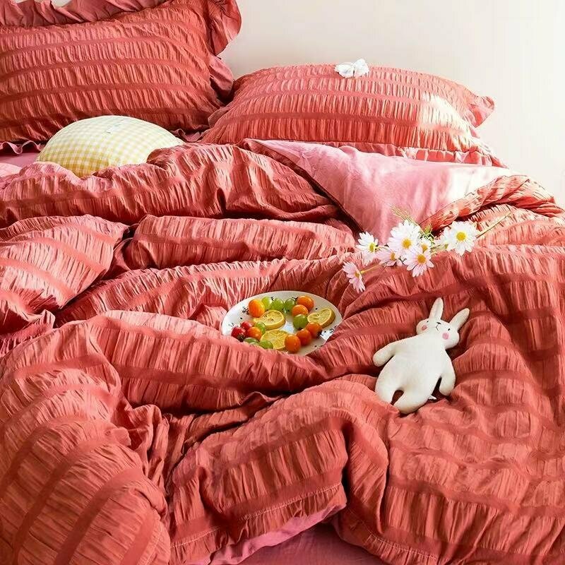 Комплект постельного белья Boho Shabby Chic4 предмета Spain 220x240cm 4pcs, темно-жёлтый