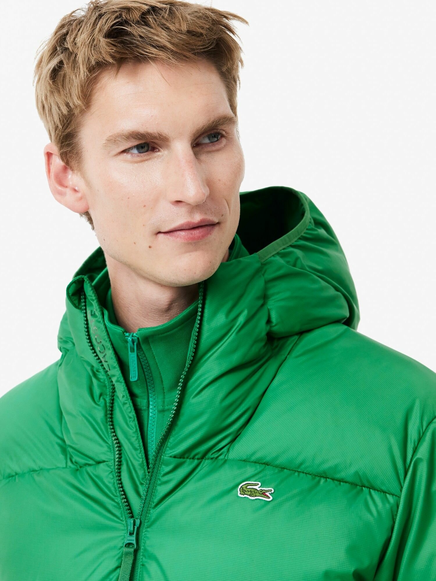 Куртка LACOSTE Весна-лето 2026, размер T50, зеленый — фото 1