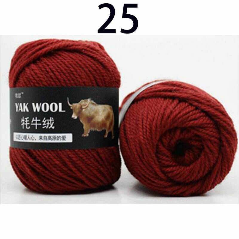 Кашемировая шерстяная пряжа яка, для свитера ручной работы,1 кусок,100 г