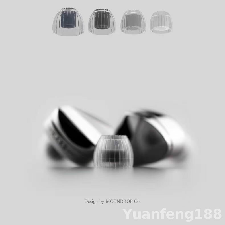 Амбушюры Moondrop Spring Tips, Размер: по 1 паре L, M и S