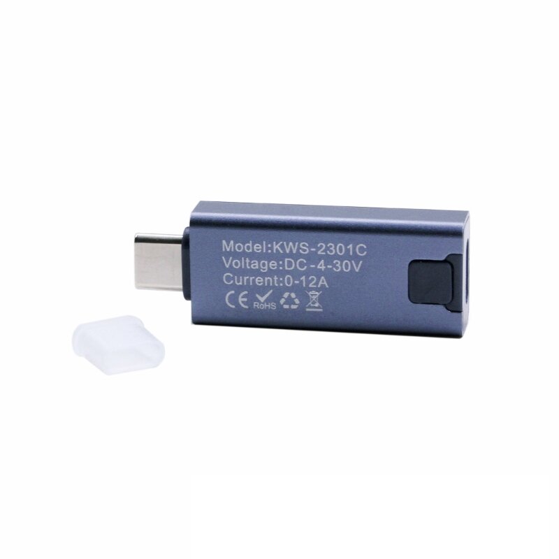 Тестер Зарядных Устройств USB C С ЖК-Дисплеем, Измеритель Мощности Высокого Тока 12A, Анализаторы Протокола PD С Защитой От Перегрузок Для Телефонов