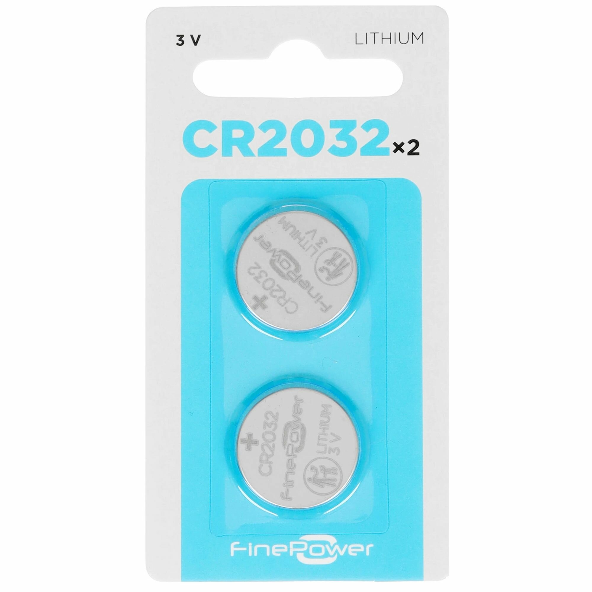 Батарейка FinePower CR2032 2 шт