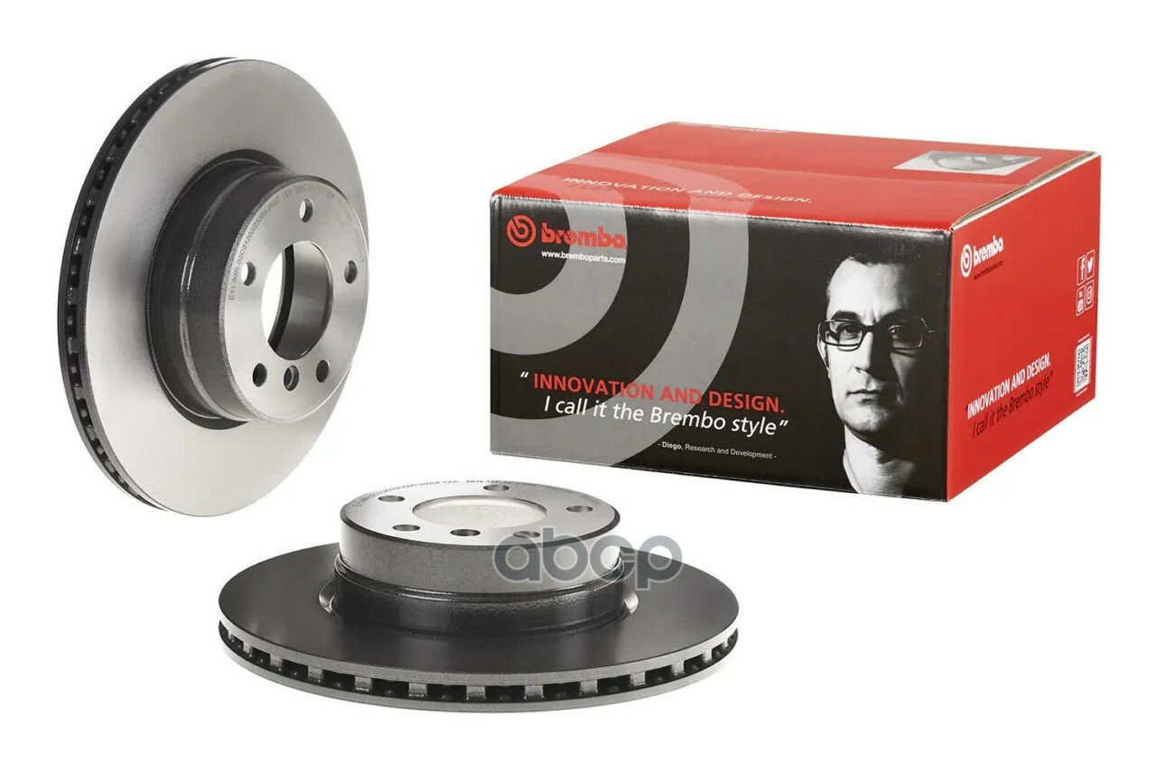 Тормозной диск Brembo 09C89411 вентилируемый передний BMW E60