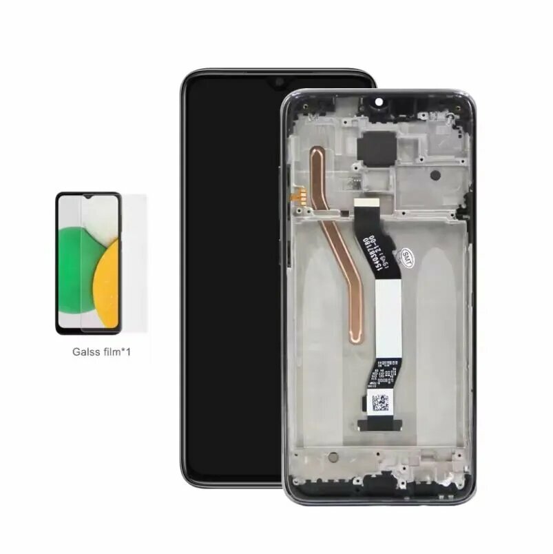 Дисплей с рамкой Для Xiaomi Redmi Note 8 Pro LCD с сенсорным экраном