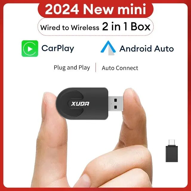 Новый беспроводной автомобильный адаптер XUDA CarPlay Android Smart Mini Box представляет собой универсальное устройство с быстрым подключением по Wi-Fi, работающее по принципу Plug-and-Play и подходящее для автомобилей Nissan.