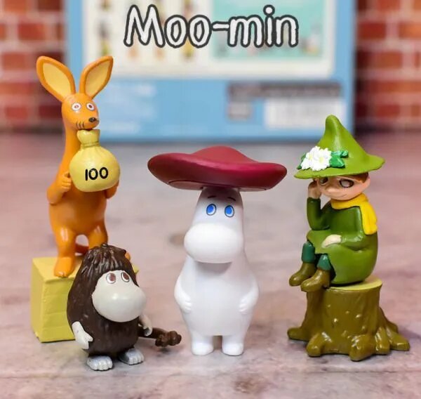 Фигурка Муми Тролль Набор 2 серии Коллекционные фигурки Moomin Characters для мальчиков и девочек — фото 1