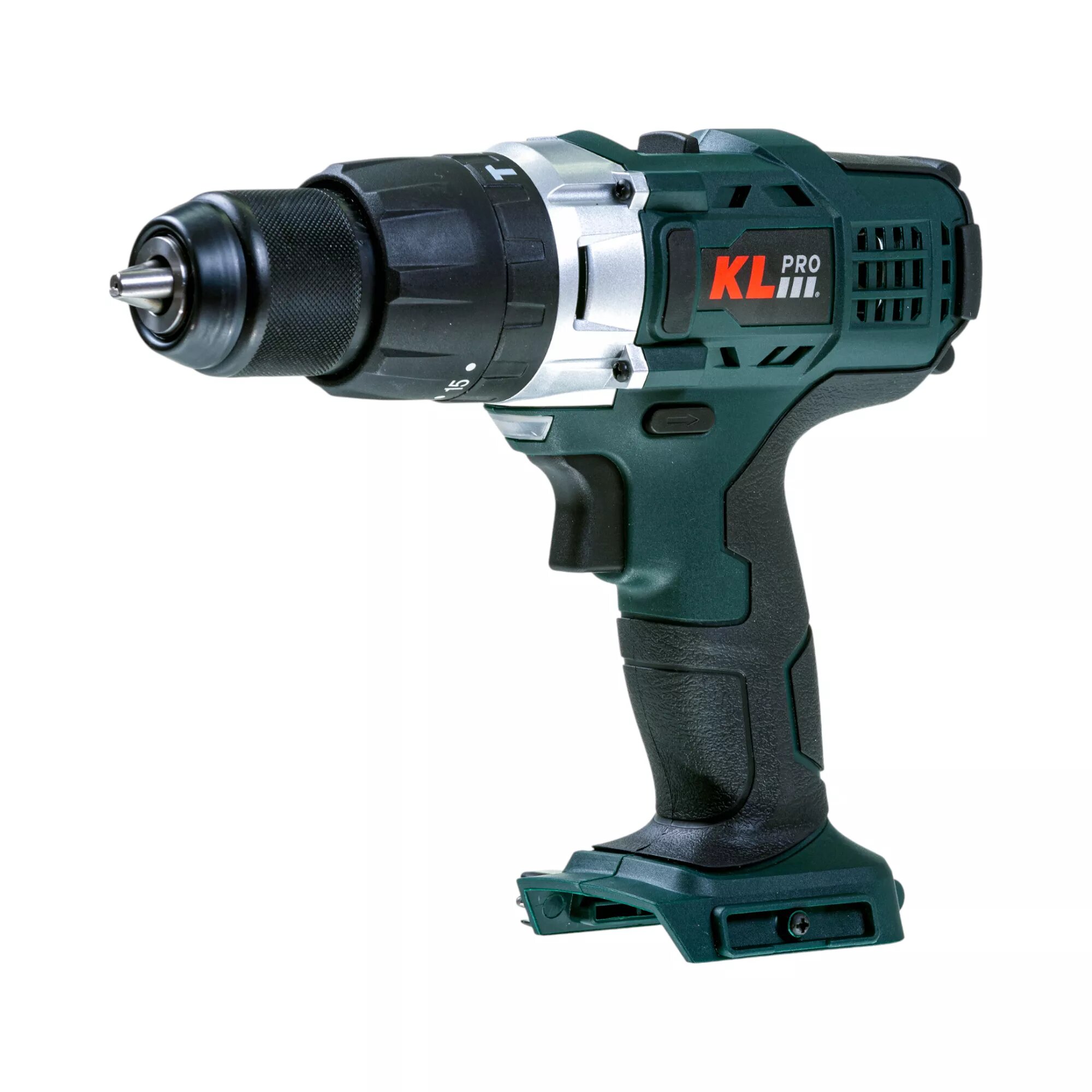 Профессиональный ударный шуруповерт KLPRO KLDM18-00 (18В, без ЗУ и АКБ , 40Нм, 2 скорости, 16-ступений к/м, подсветка, в кейсе)