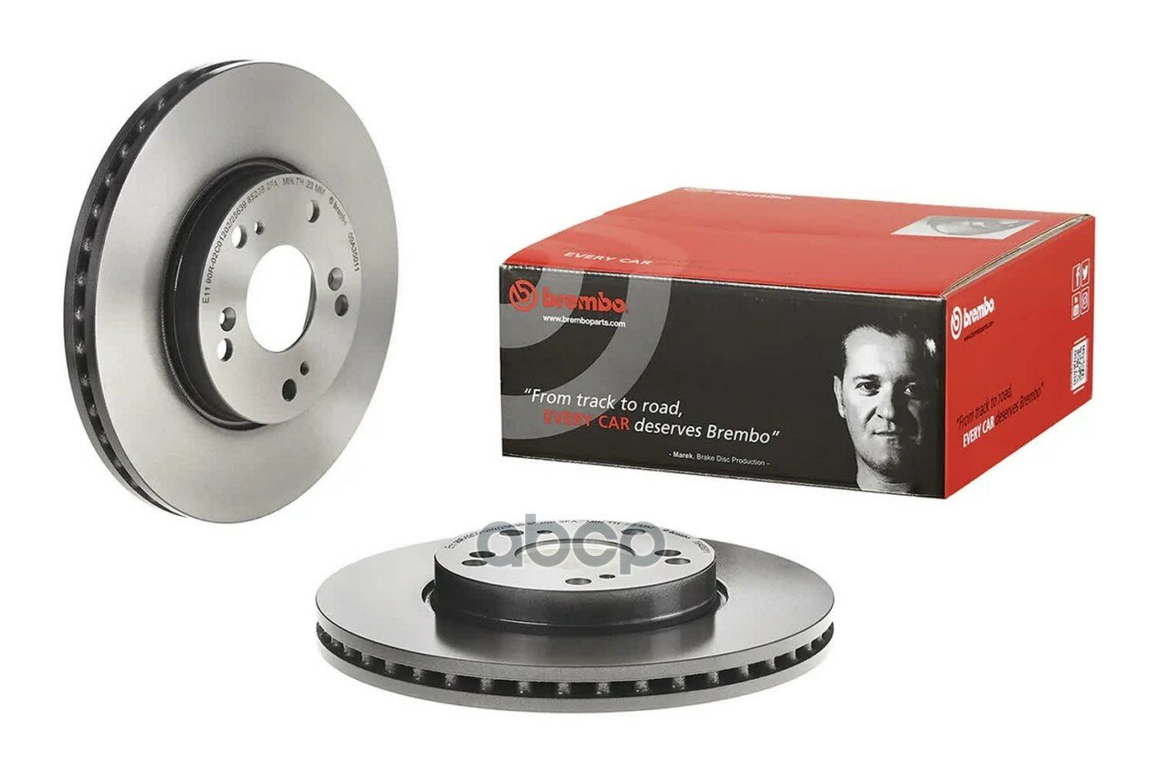 Диск тормозной HONDA ACCORD VII (CL, CN) 2.0 (CL7) 2003-2008 шт. Brembo арт. 09. A350.11