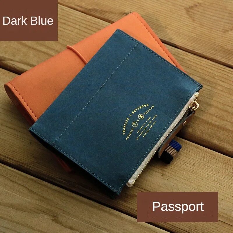 Dawndesslo Дорожный блокнот Passport, Темно-синий