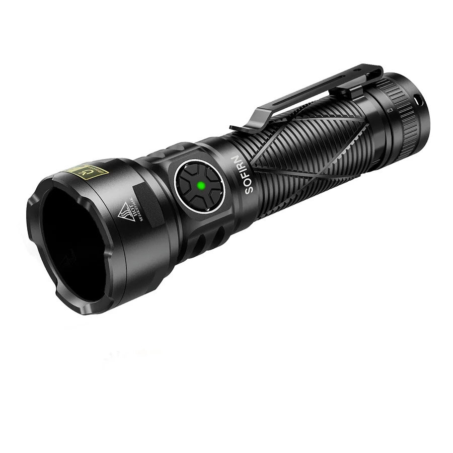 Фонарик Sofirn SR15 UV, ультрафиолетовый 365 нм, 1000 лм, 20 м