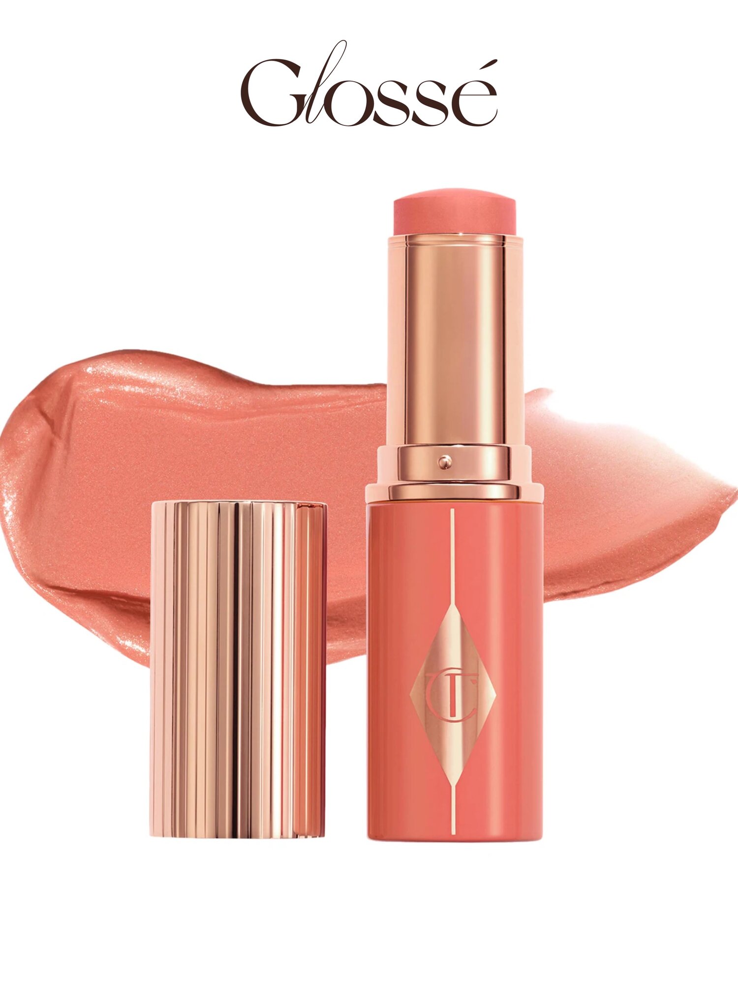 Румяна Charlotte Tilbury Unreal Blush Healthy Glow Sticks оттенок Peachy Glow, 9 мл.