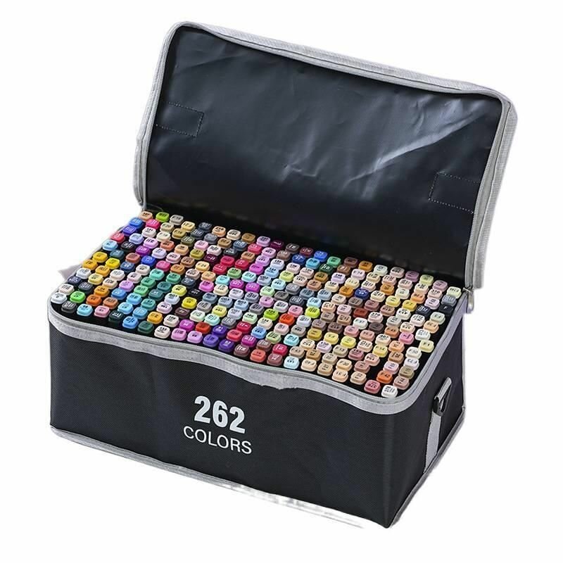 262 цветных маркеров (базовая модель сумки через плечо)