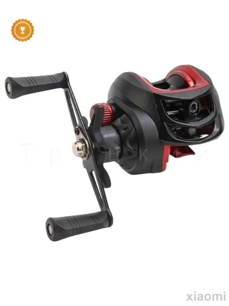 Катушка мультипликаторная для кастинговой рыбалки, диаметр катушки: 80 мм