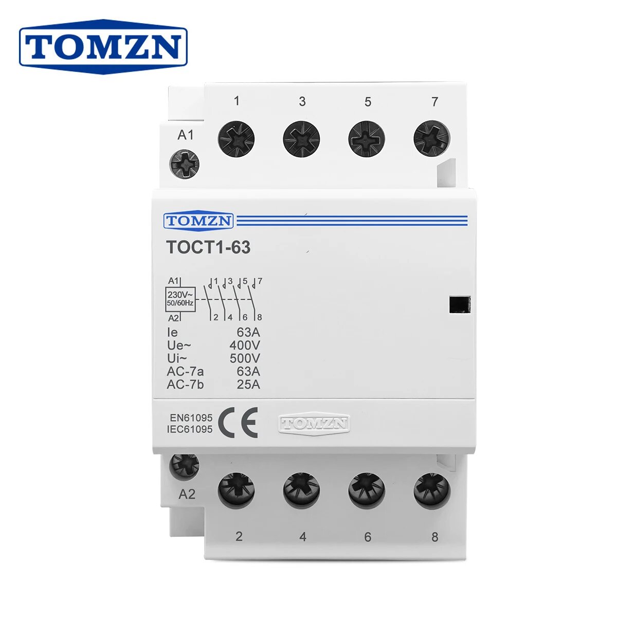 TOMZN Контактор TOCT1-63 63A 4NO