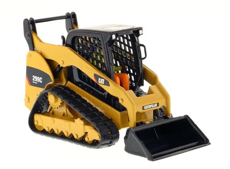 Модель гусеничного мини-погрузчика CAT 299C, 1:32, сплав, 85226, DM CAT
