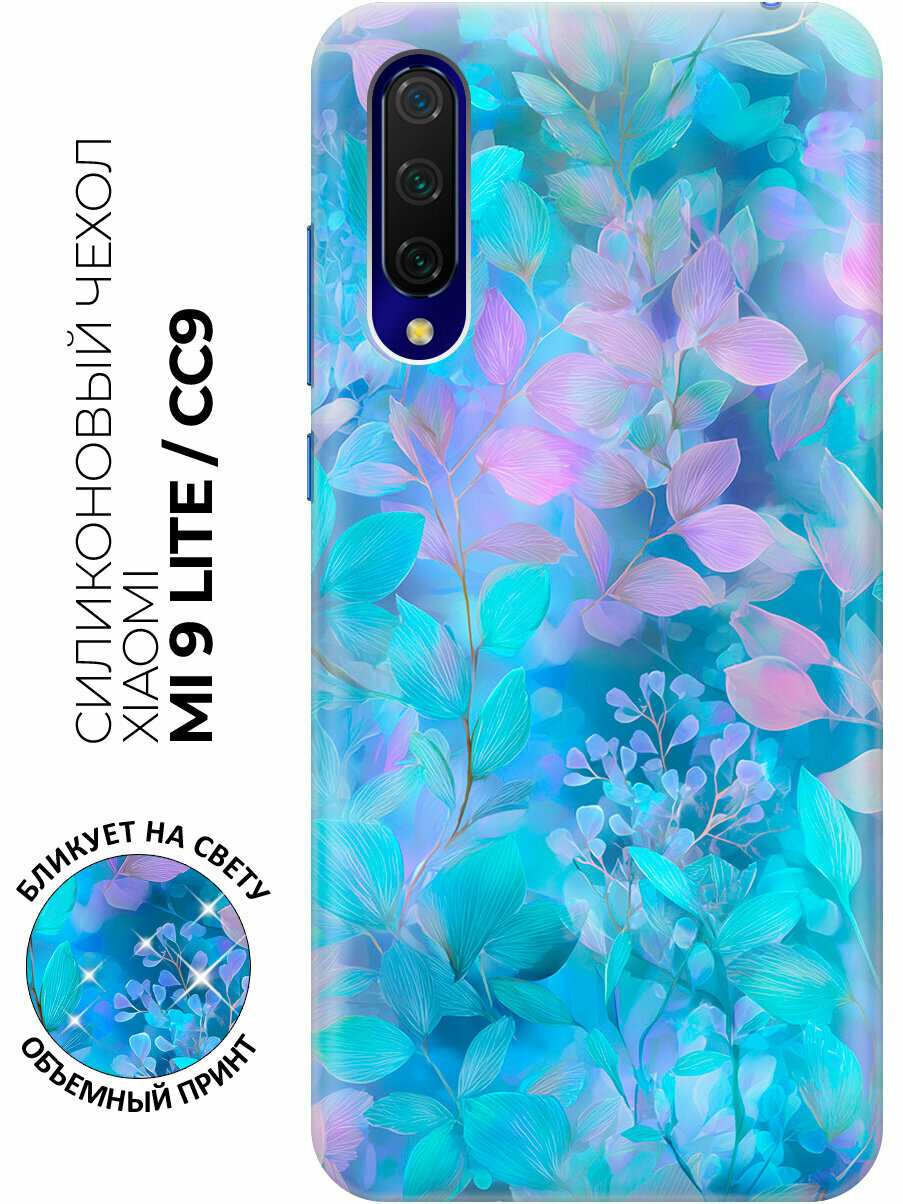 Силиконовый чехол на Xiaomi Mi 9 Lite / CC9 с принтом "Дыхание весны"