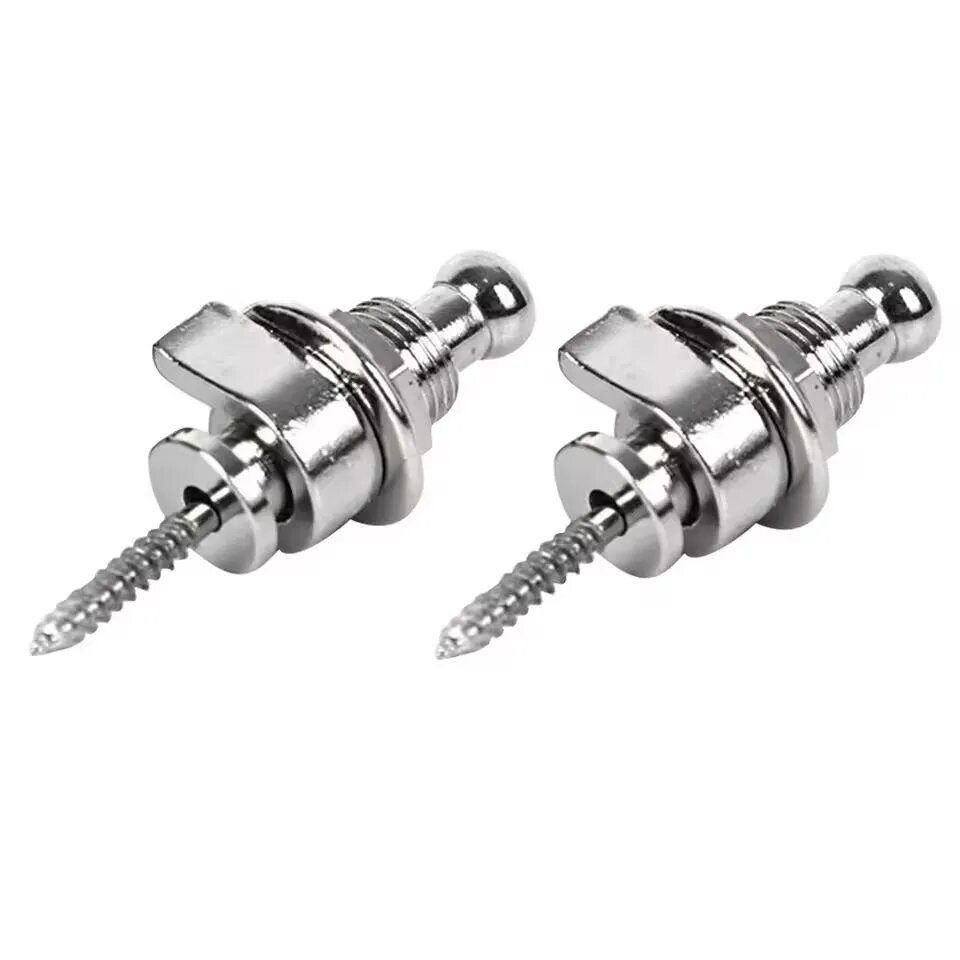 2шт Крепление для ремня гитары с блокировкой, (Стреплок) Металл