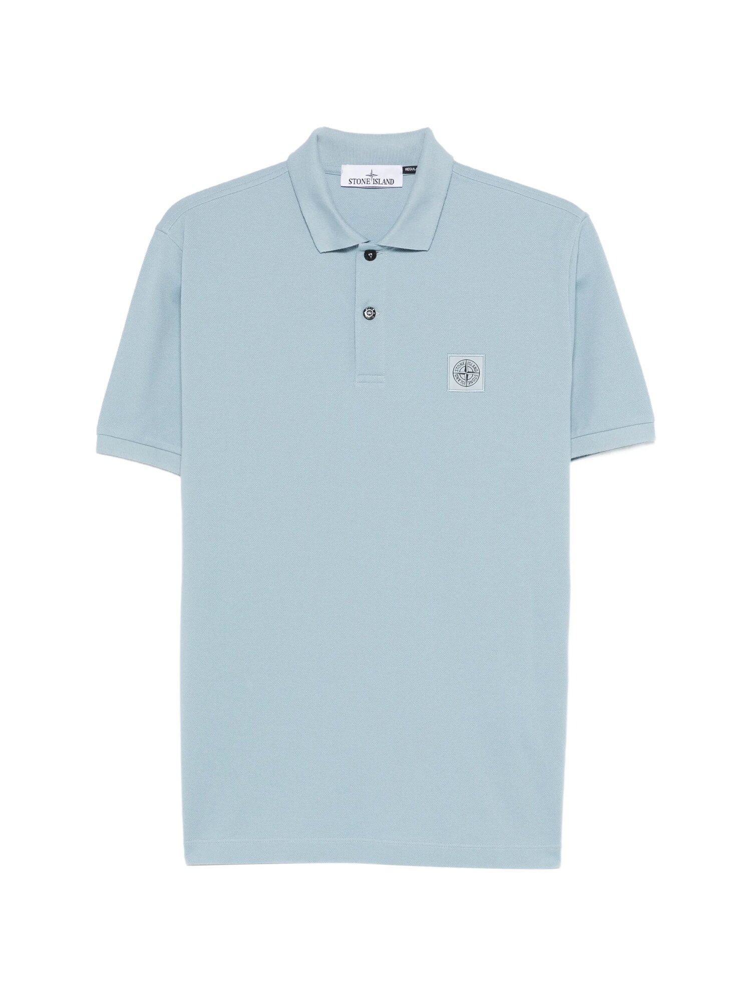 Рубашка Buttoned logo-patch polo shirt