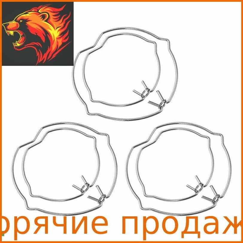 4 шт. Крепежные пряжки для точечных светильников LED MR11 MR16, кольца для удержания, металлические пружинные зажимы, встраиваемые крышки, аксессуары для ламп, зажимы для освещения, мангановое серебро