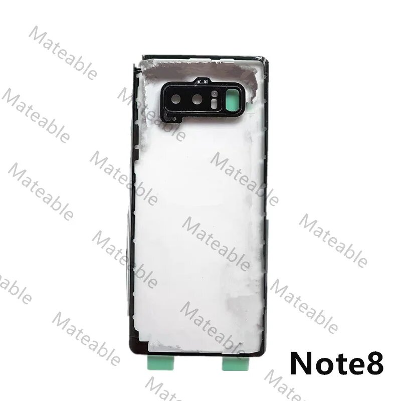 Корпус для Samsung Galaxy Note 20 Ultra 10 Plus 9 8, прозрачная задняя крышка аккумулятора, ремонтная задняя крышка, задний чехол + объектив камеры
