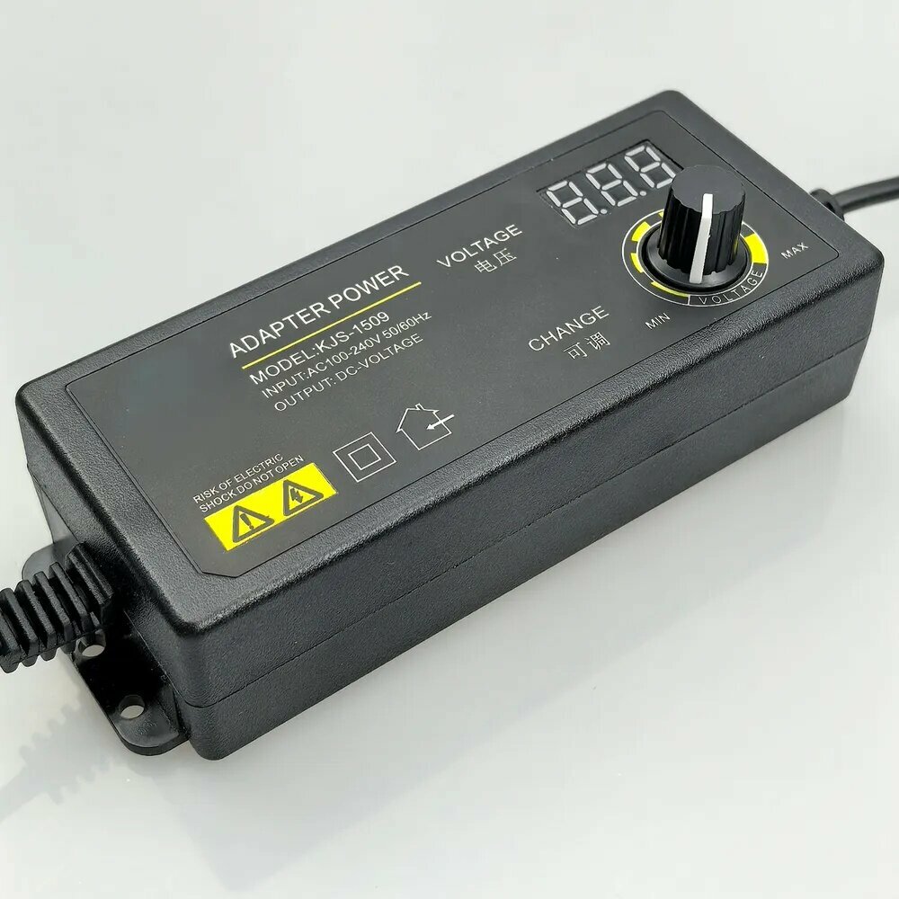 Регулируемый импульсный блок питания 3 36 В, 2 А, 60 Вт, с цифровым индикатором напряжения и евроразъёмом