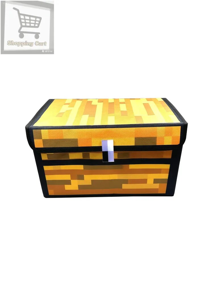 Корзина для игрушек Minecraft Сундук 40x25x25 см для хранения игрушек